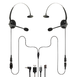 Headset Splitters for Training & PC | USB, 3.5mm & Y-Cables | PMC ...