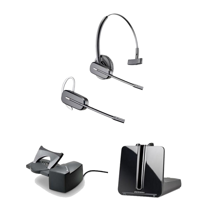Plantronics DECT Cordless CS540 Headset & Savi Lifter Bundle | PMC Telecom