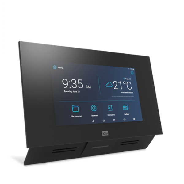 2N Indoor Touch 2.0 - Touchscreen Indoor Station - Black - PMC Telecom