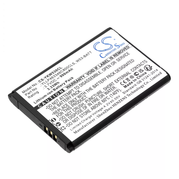 Yealink Compatible W53 / W73 / W78 Replacement Battery - PMC Telecom